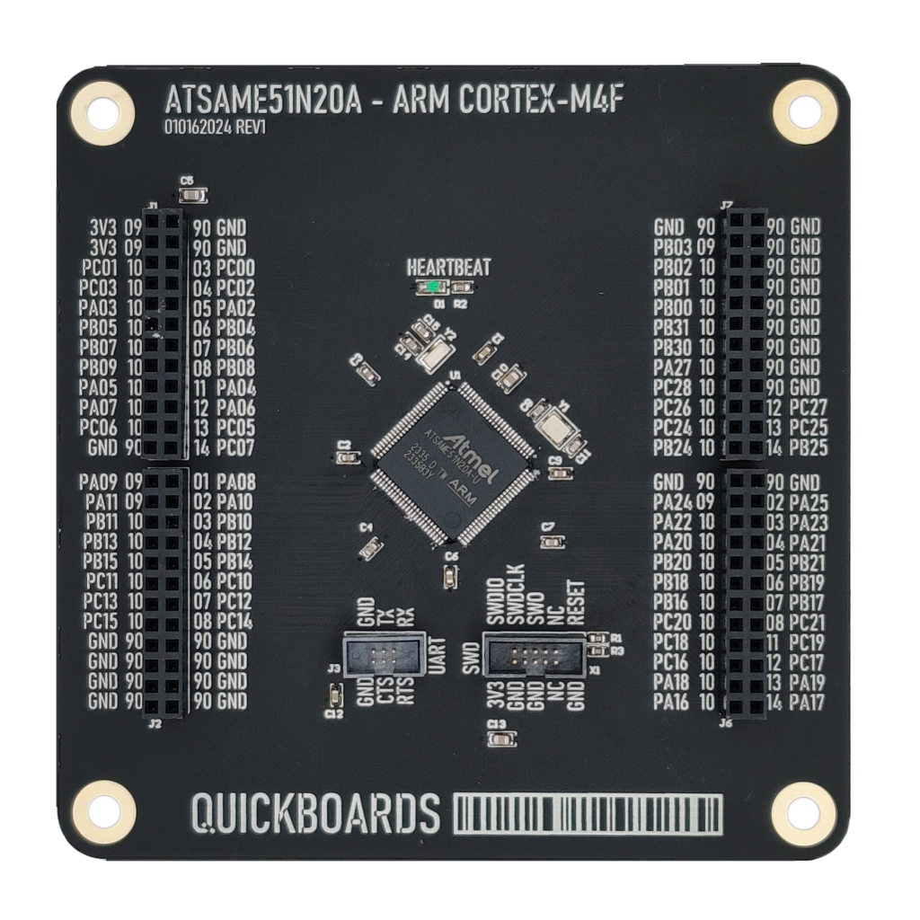 HB010162024 - ATSAME51 PROCESSOR BLOCK - Quickboards