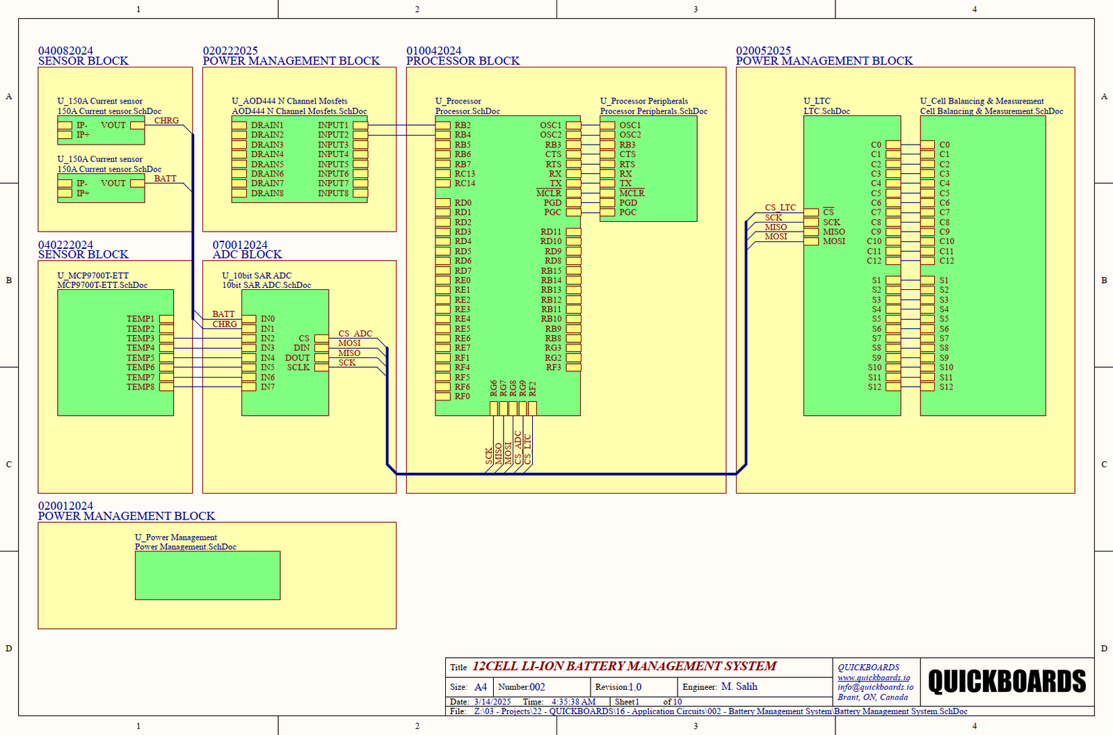 12 Cell Battery Management System (BMS) Design Guide
